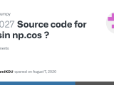 Source Code For Np Sin Np Cos Issue 17027 Numpy Numpy Github