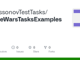 Github Dbessonovtesttasks Codewarstasksexamples
