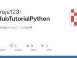 Github Vadiraja123 Githubtutorialpython Pytest Selenium Pom Ctreport