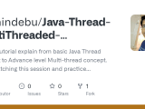 Github Admindebu Java Thread Multithreaded Complete Code With Example