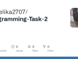 Github Angelika2707 Programming Task 2