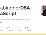 Github Praabindhp Dsa Javascript Complete Data Structures And
