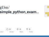 Github Dougeke Full Simple Python Example