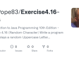Github Drpope83 Exercise4 16 Java Introduction To Java Programming