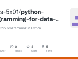Python Programming For Data Science Notebooks 004 Files Ipynb At Master