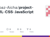 Github Harbaz Aicha Project Html Css Javascript