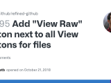 Add View Raw Button Next To All View Buttons For Files Issue 1595
