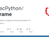 Github Quecpython Qframe A Application Programming Framework Of