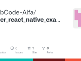 Github Noobcode Alfa Flutter React Native Example