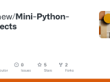 Mini Python Projects Python Projects Ipynb At Main Natnew Mini Python