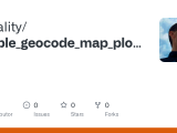 Github Lineality Simple Geocode Map Plot Python