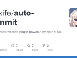 Github Lynxife Auto Commit An Ai Commit Vscode Plugin Powered By