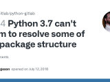 Python 3 7 Can T Seem To Resolve Some Of The Package Structure Issue
