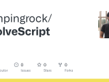 Github Jumpingrock Evolvescript