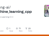 Github Coding Ai Machine Learning Cpp Machine Learning C