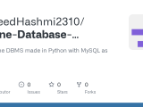 Github Waleedhashmi2310 Airline Database Management System Python Sql