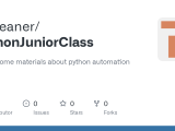 Github Wmleaner Pythonjuniorclass I Learn Some Materials About