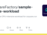 Github Squarefactory Sample Node Workload A Sample Cpu Intensive