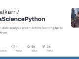 Github Ujjwalkarn Datasciencepython Common Data Analysis And Machine