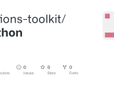 Github Actions Toolkit Python