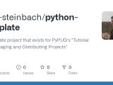 Github Carl Steinbach Python Template A Template Project That Exists