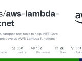 Issues Aws Aws Lambda Dotnet Github