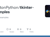 Github Cantonpython Tkinter Examples Tkinter Examples
