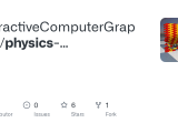 Github Interactivecomputergraphics Physics Simulation Org