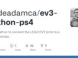 Github Codeadamca Ev3 Python Ps4 Using Python To Connect The Lego