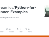 Github Futureomics Python For Beginner Examples Python For Beginner