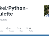 Github Cjekel Python Roulette Python Roulette
