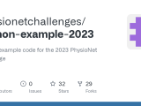 Github Physionetchallenges Python Example 2023 Python Example Code