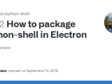 How To Package Python Shell In Electron Issue 152 Extrabacon