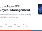 Github Shadowslayer03 Employee Management System Python A User