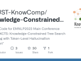 Github Hkust Knowcomp Knowledge Constrained Decoding Official Code