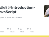Github Zcordle95 Introduction To Javascript Unit 1 Sprint 2 Module