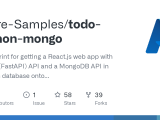 Github Azure Samples Todo Python Mongo A Blueprint For Getting A