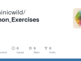 Github Dominicwild Python Exercises