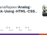 Github Aswanarajeev Analog Clock Using Html Css Javascript