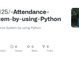 Github Axit125 Attendance System By Using Python Attendance System