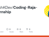 Github Nitishkdev Coding Raja Internship