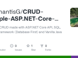 Github Lephantisg Crud Simple Asp Net Core Api Js Ef Sql Simple Crud