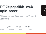 Github Pspdfkit Pspdfkit Web Example React Add Pdf Support To Your