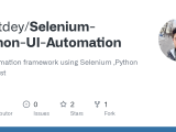 Github Ranitdey Selenium Python Ui Automation Ui Automation