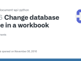 Change Database Table In A Workbook Issue 116 Tableau Document Api