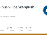 Github Web Push Libs Webpush Java Web Push Library For Java