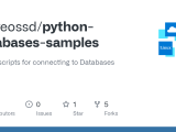Github Azureossd Python Databases Samples Python Scripts For