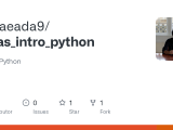 Github Suryaeada9 Ucsas Intro Python Intro To Python