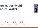 Github Python Code8 Multi Signature Wallet