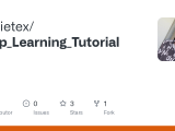 Github Samietex Deep Learning Tutorial